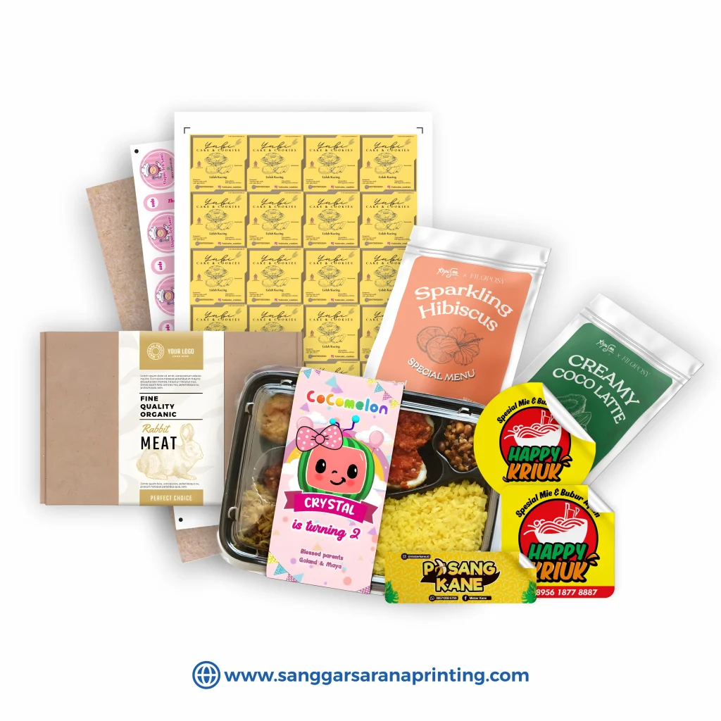 Sticker Bulat - Sanggar Sarana Printing