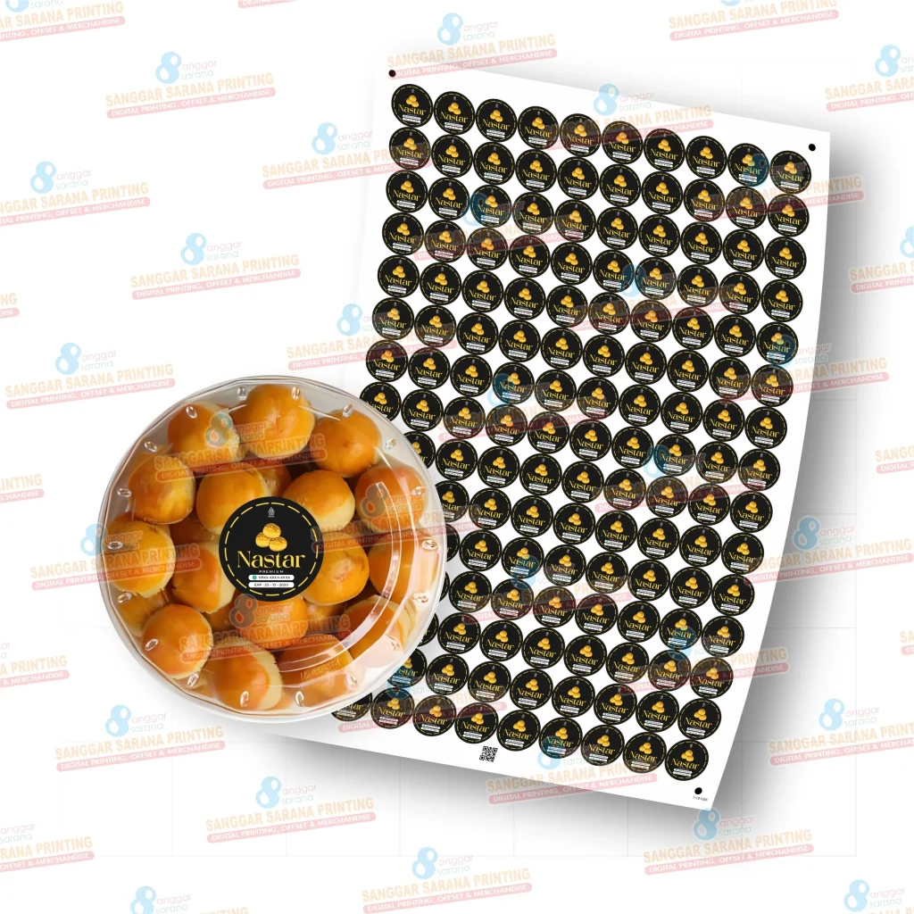 Ide Desain Sticker Kue Nastar Terlucu dan Paling Menarik
